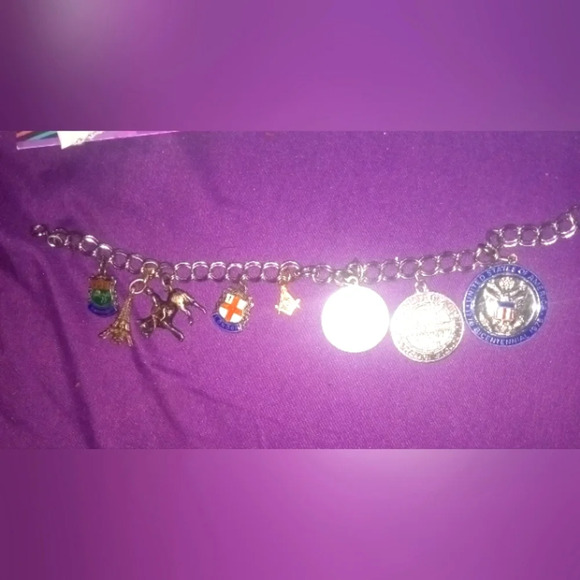 jb sterling | Jewelry | Vintage Jb Sterling Double Link Daughters Of ...